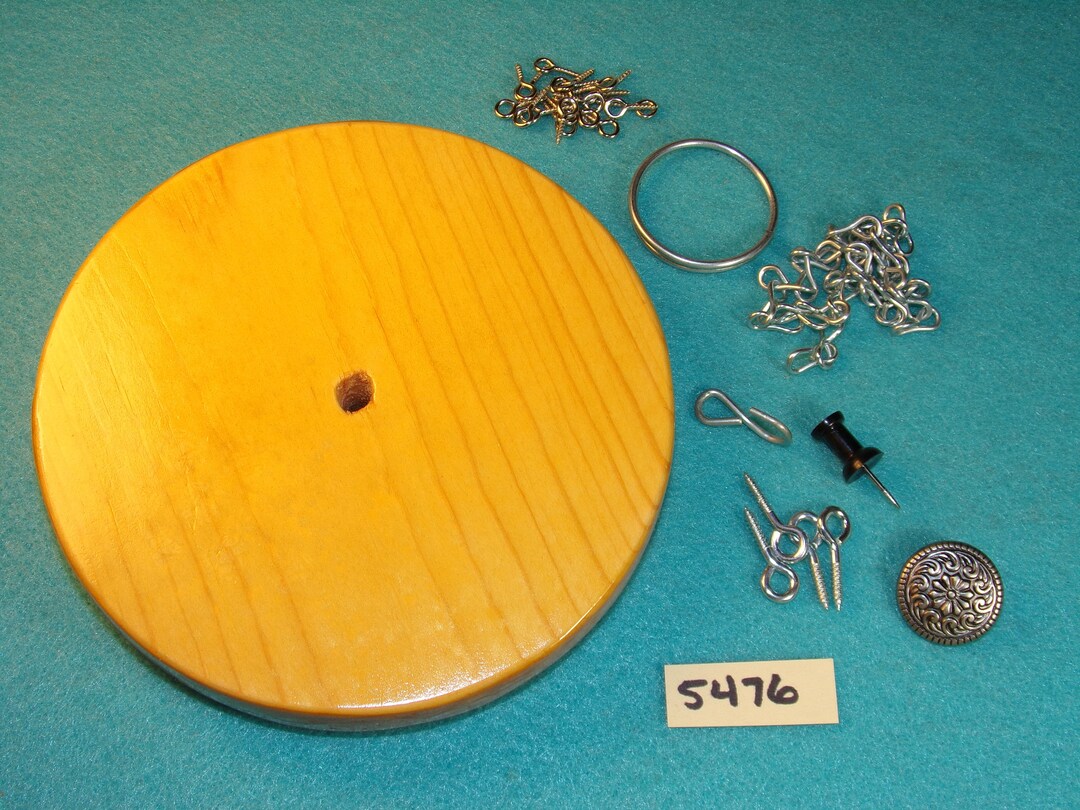 DIY 4.75 Handmade Round Wood Wind Chime Base Kit 5476 - Etsy