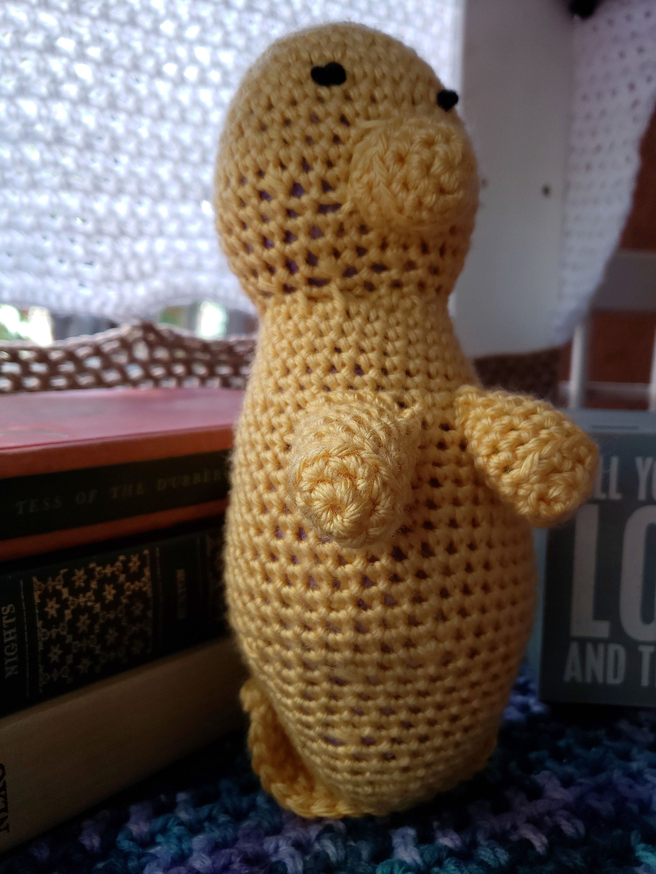 Yasmin the Yellow Solar Chakra Crocheted Reusable Heating Pad Manatee ...