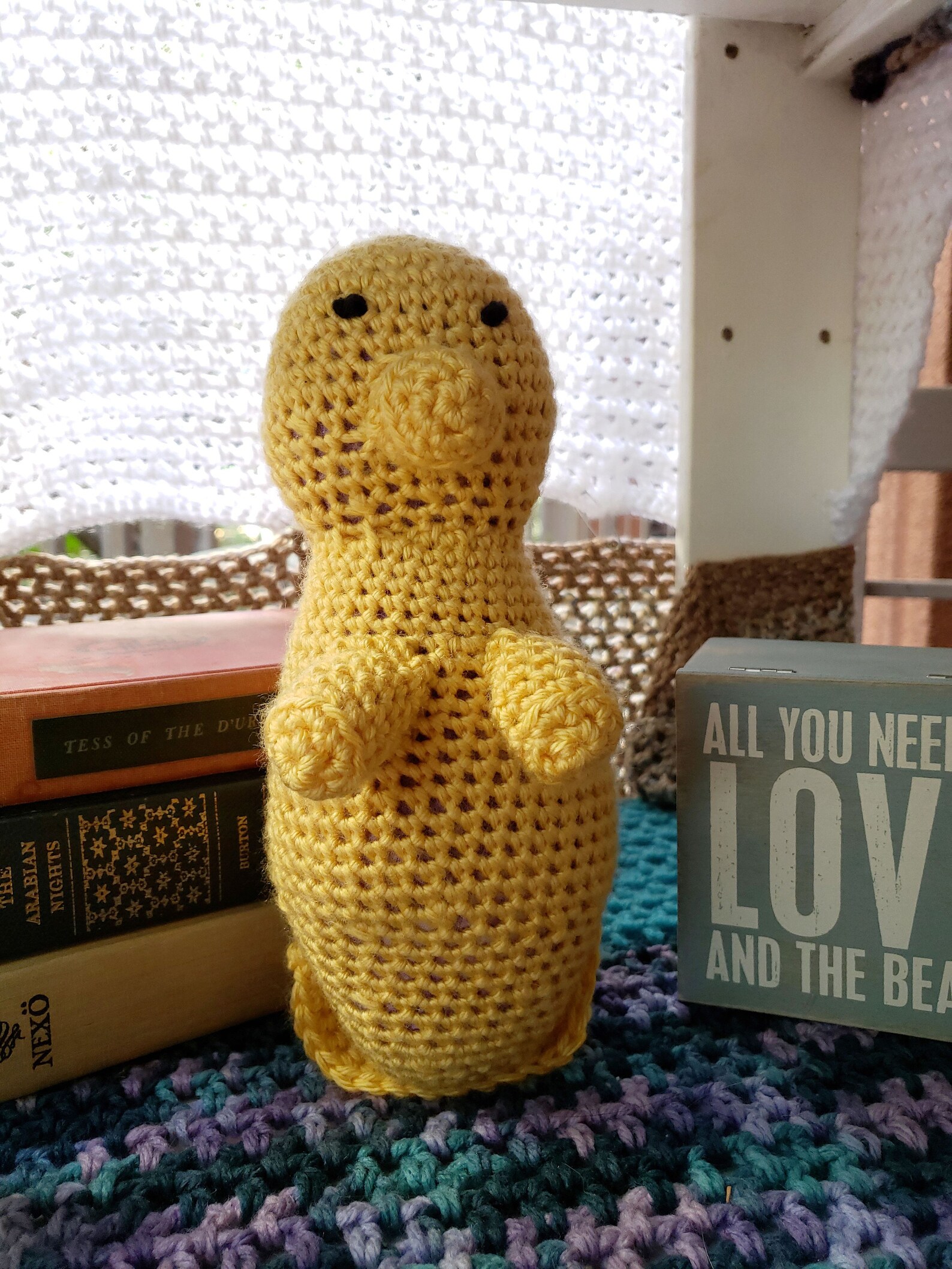 Yasmin the Yellow Solar Chakra Crocheted Reusable Heating Pad Manatee ...