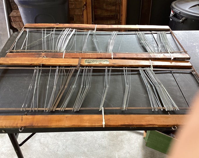 Union 36 Loom Set of 2 Heddle Frames With Heddles. Made in the 1920’s ...