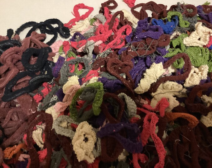 5 Pounds, 11 Oz of Sock Loops for Pot Holder Weaving. Rug Weaving ...