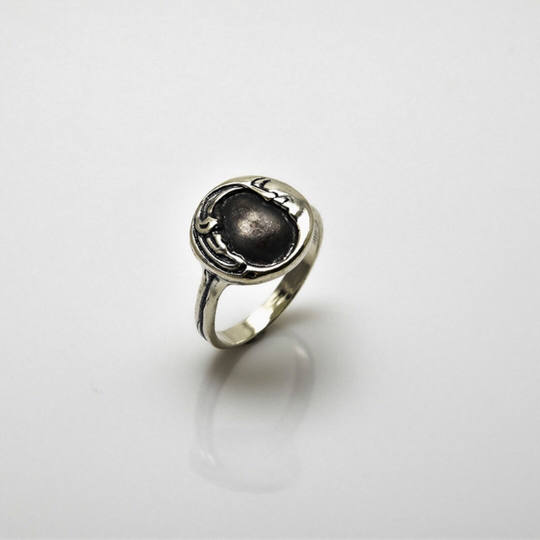 Mother Moon Goddess Ring in Sterling Silver - Etsy