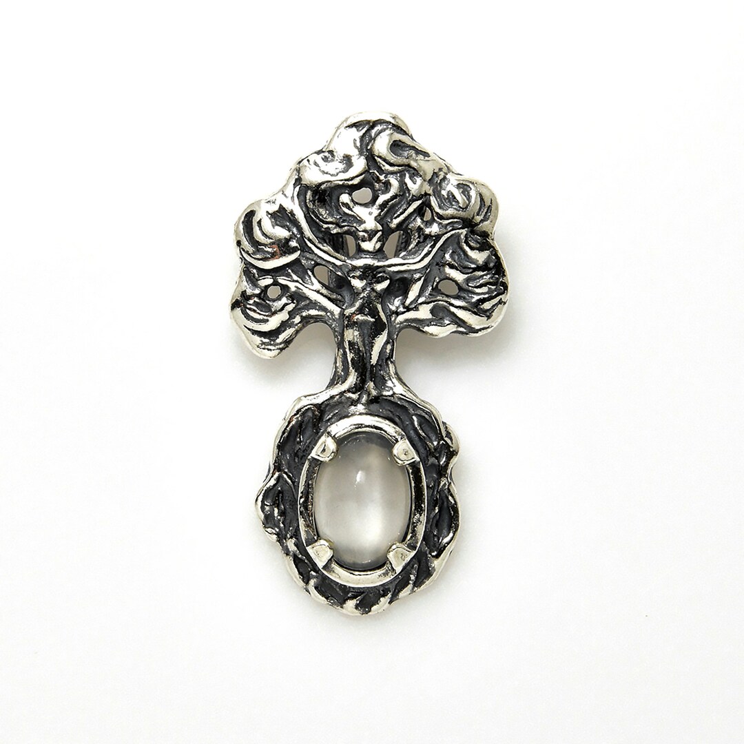 Tree Goddess Sterling Silver Pendant Small - Etsy