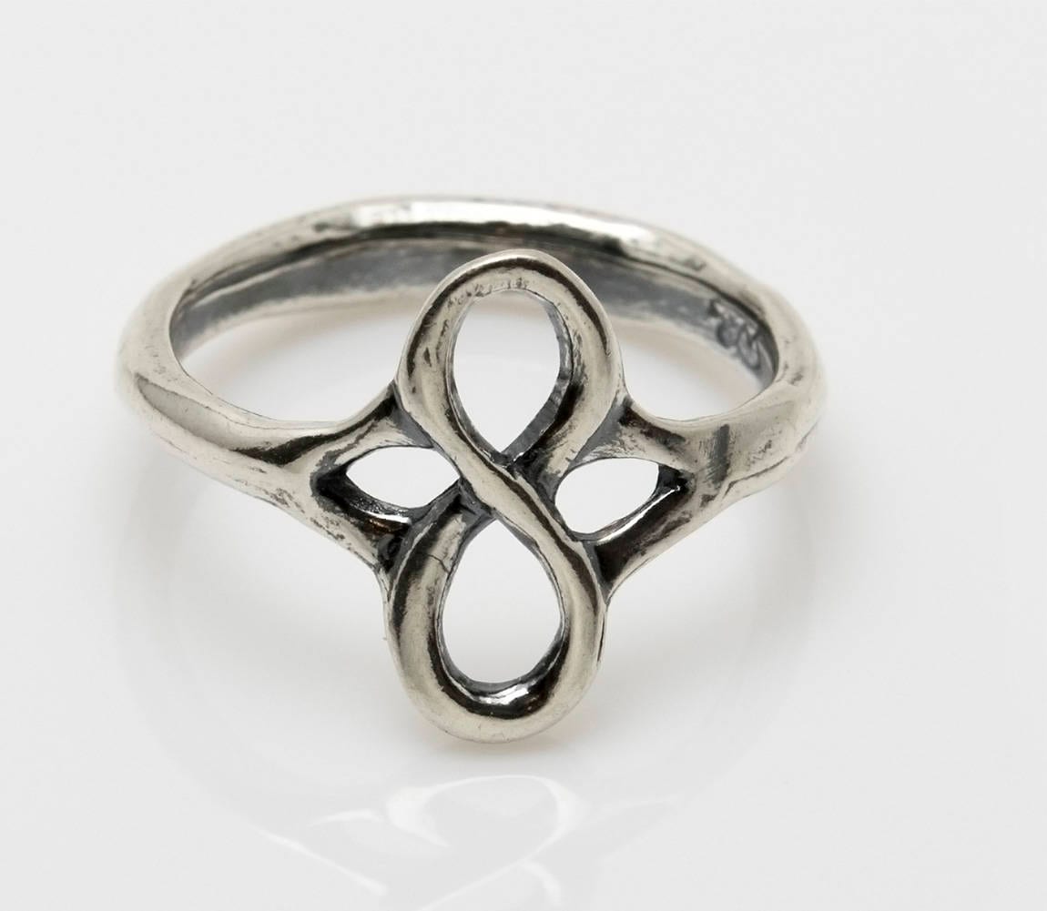 Infinity Ring in Sterling Silver | Etsy