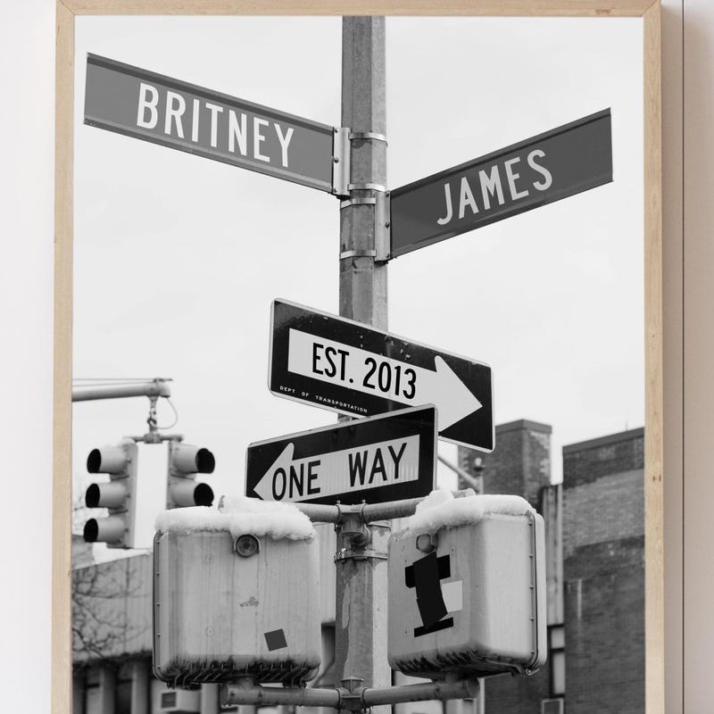 Street Sign Photo - Etsy