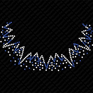 Rhinestone Download Zigzag Neckline Pattern Bling Download Pattern DIY ...