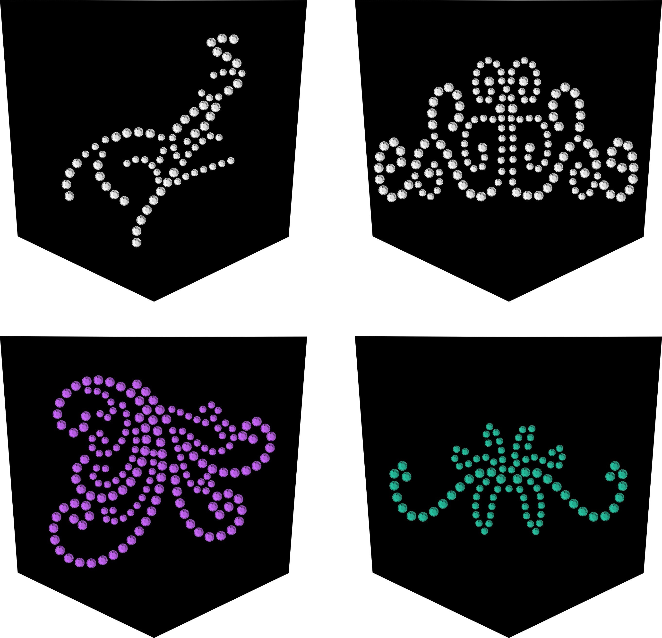 Small Rhinestone Pocket Bling Design Bundle Instant Download SVG, DIY ...