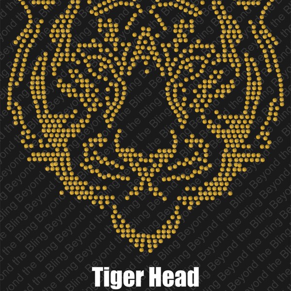 Rhinestone Tiger - Etsy