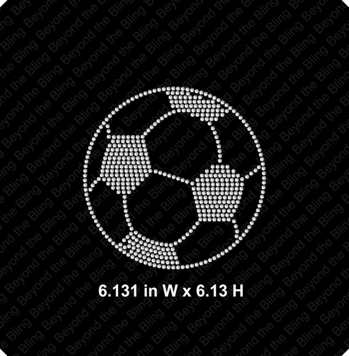 Rhinestone Soccer Ball Template Bling Soccer Ball Template Bling ...