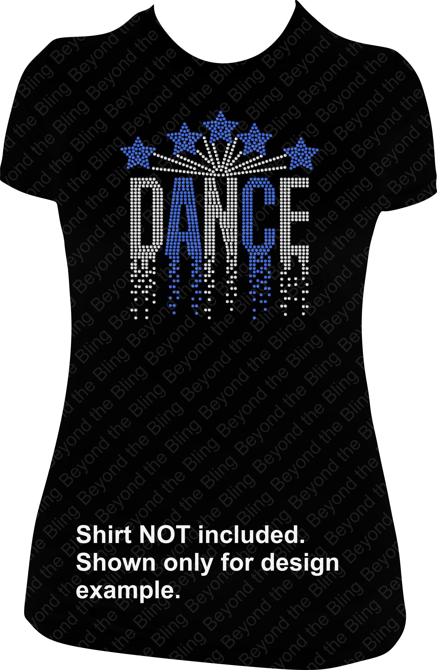 Rhinestone Dance Instant Download SVG, Dance Team Bling Design, DIY ...