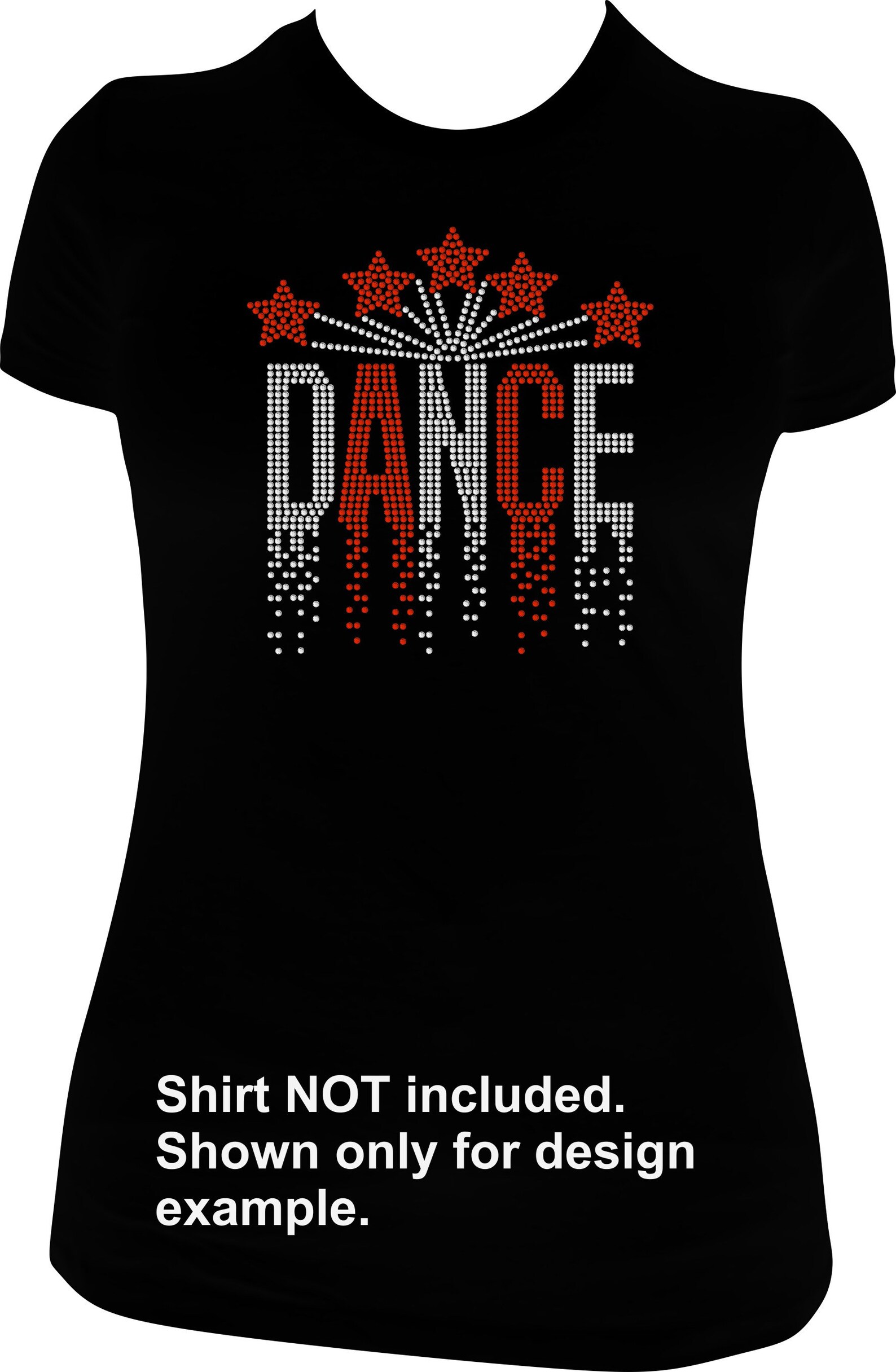 Rhinestone Dance Instant Download SVG, Dance Team Bling Design, DIY ...