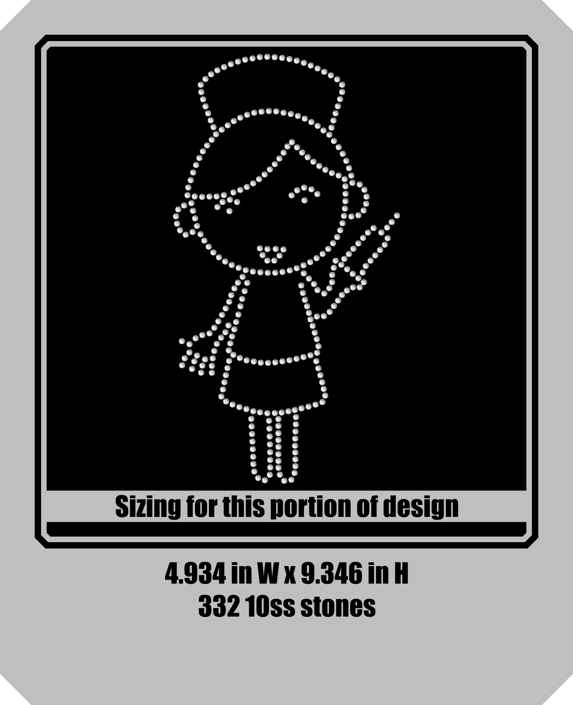 Nurse Rhinestone Bling Download Template Transfer RN Bling Download ...