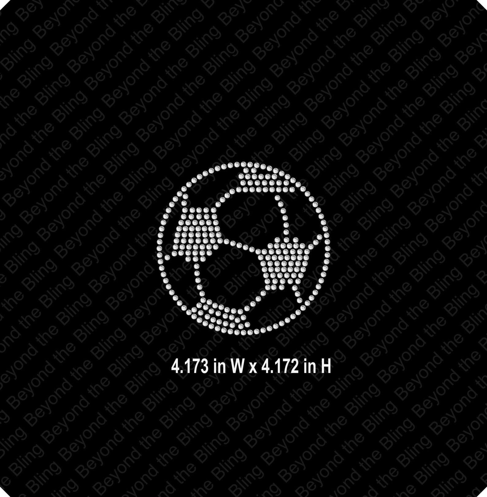 Rhinestone Soccer Ball Template Bling Soccer Ball Template Bling ...