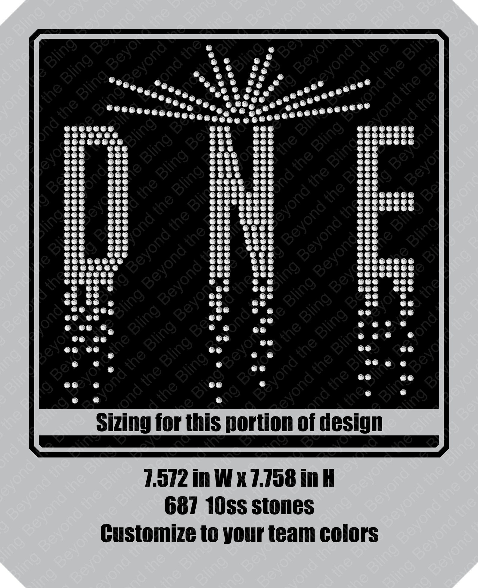 Rhinestone Dance Instant Download SVG, Dance Team Bling Design, DIY ...