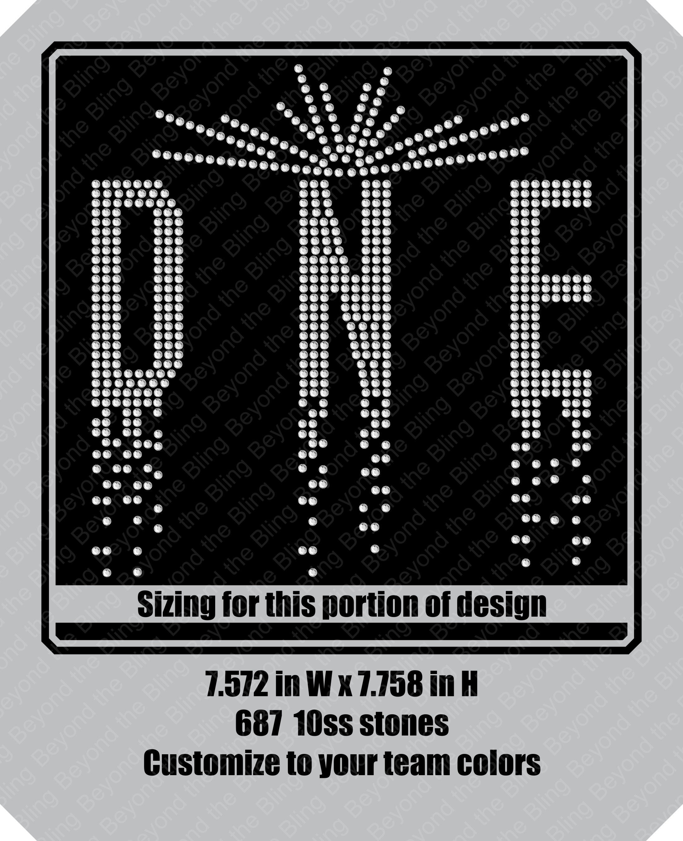 Rhinestone Dance Instant Download SVG, Dance Team Bling Design, DIY ...