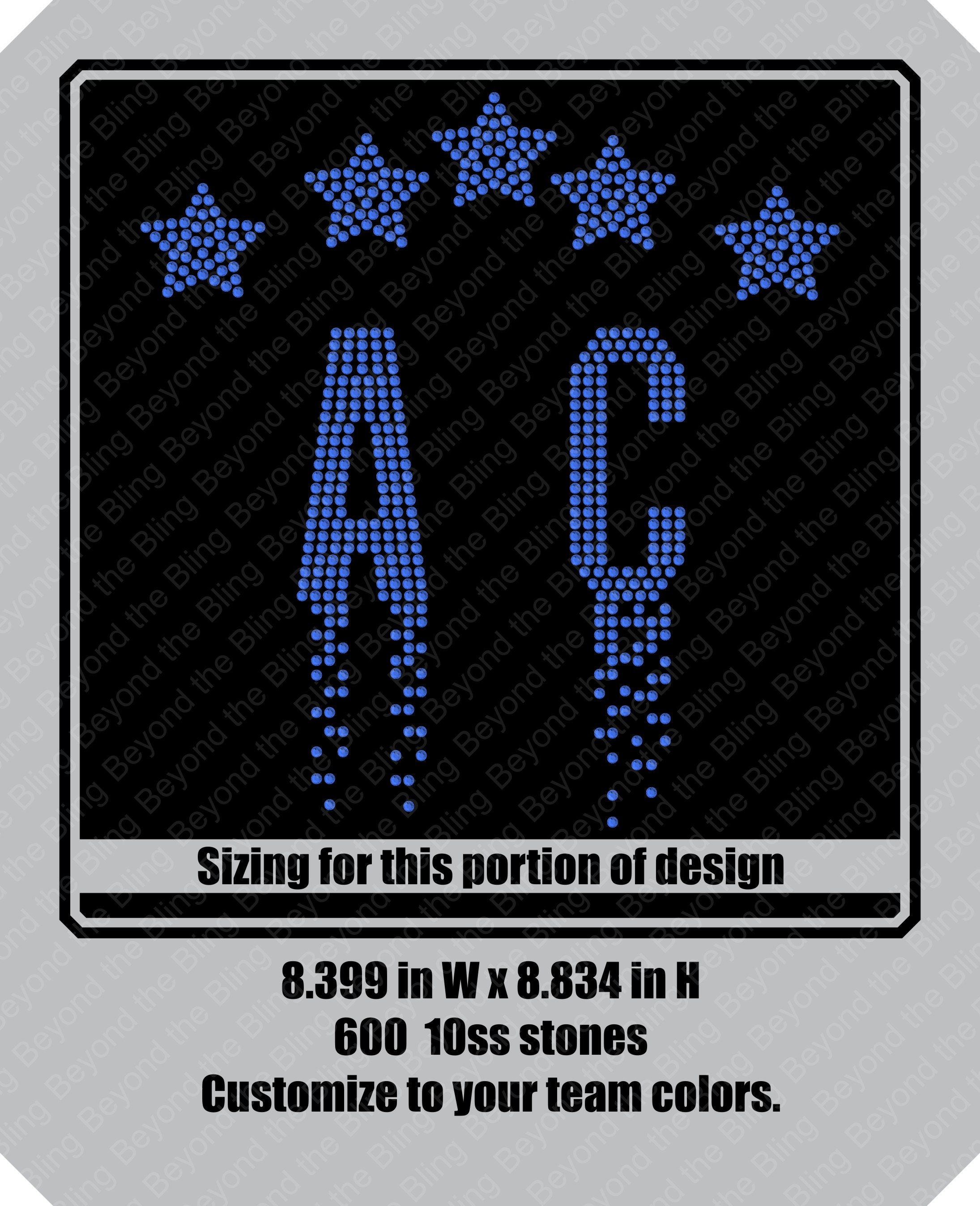 Rhinestone Dance Bling Design: Dripping Stars SVG (digital Download) - Etsy