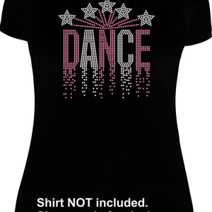 Rhinestone Dance Instant Download SVG, Dance Team Bling Design, DIY ...