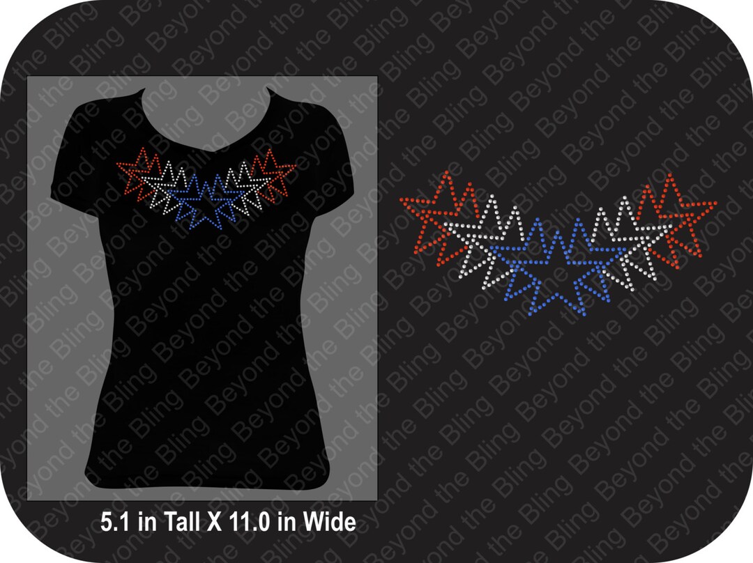 Bling Instant Download Pattern Stars Neckline Bling Pattern - Etsy