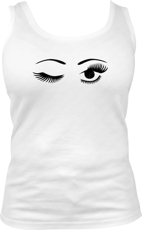 Winking Eyelashes Digital Download Winking Eye With Lashes - Etsy Canada