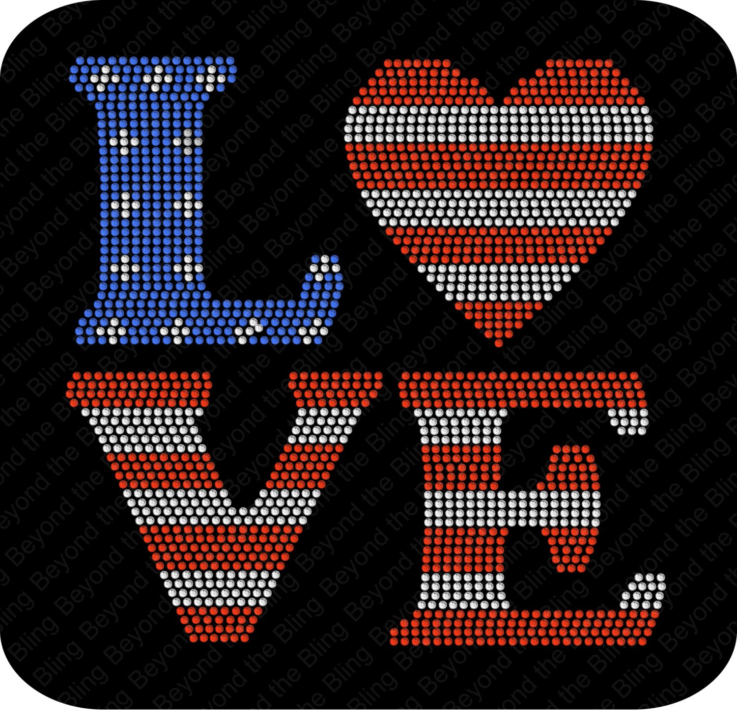 4th of July Bling Shirt USA Flag Bling Shirt Patriotic Flag | Etsy