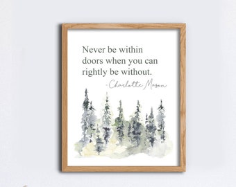 Charlotte Mason Quote, Digital Download, Wall Art, Printable Bundle ...