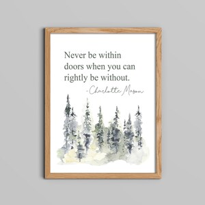 Charlotte Mason Quote I // Printable - Etsy