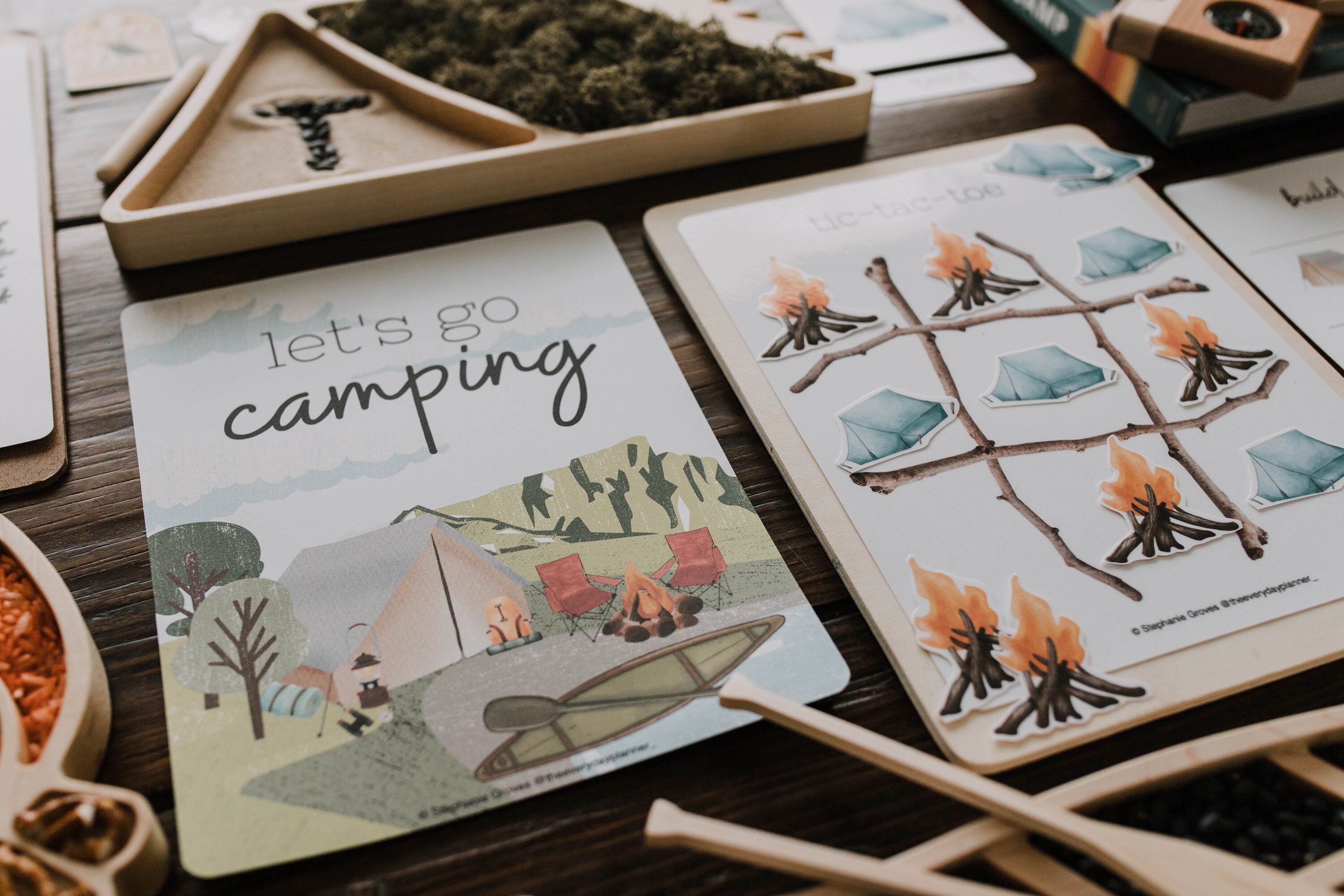 Let's Go Camping // Activity Pack - Etsy