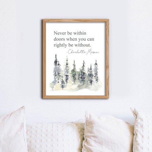 Charlotte Mason Quote I // Printable - Etsy