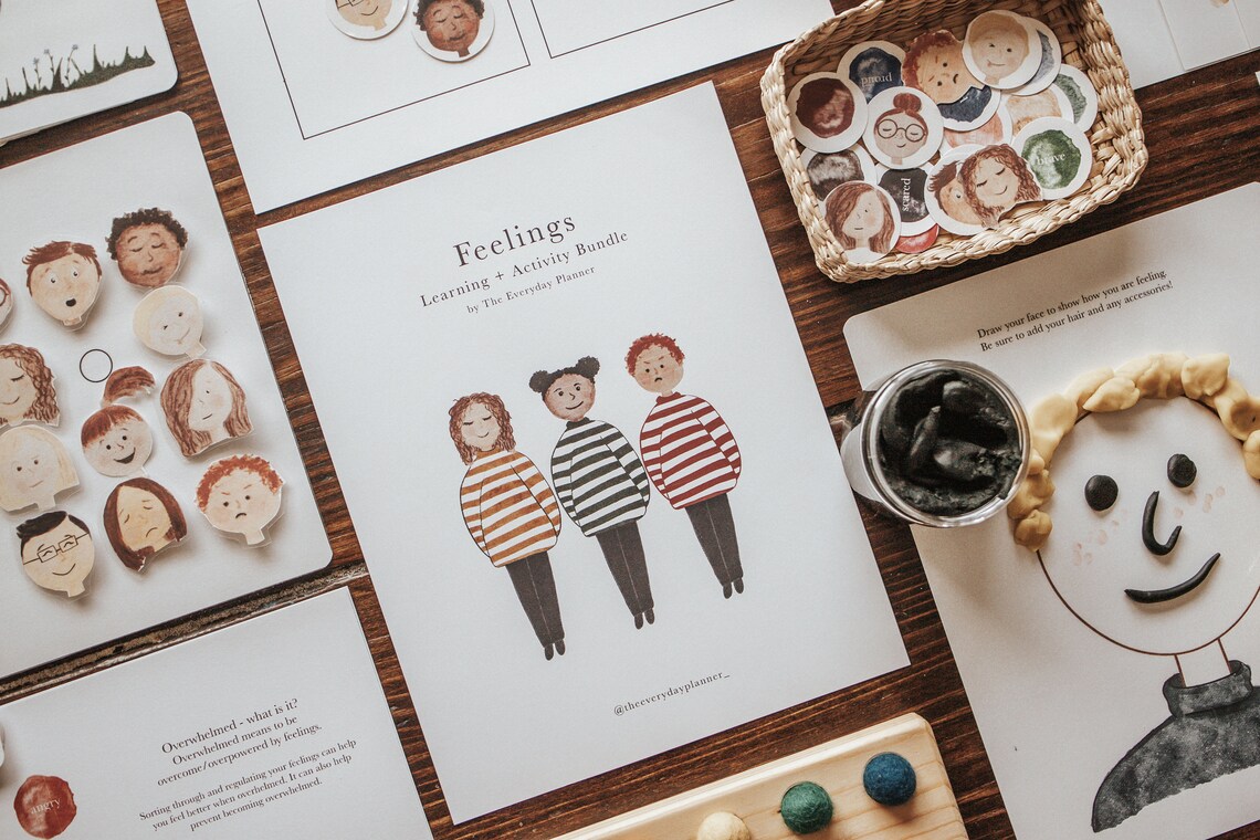 Feelings // A Learning Activity Bundle - Etsy