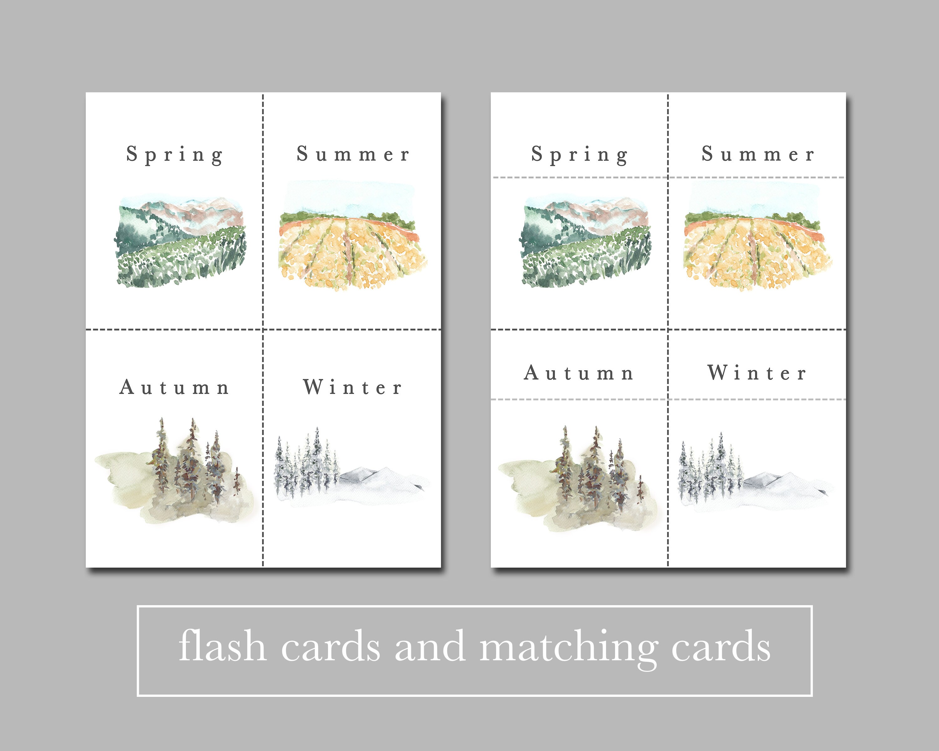 Seasons Activity Bundle // Printable // Digital Download - Etsy