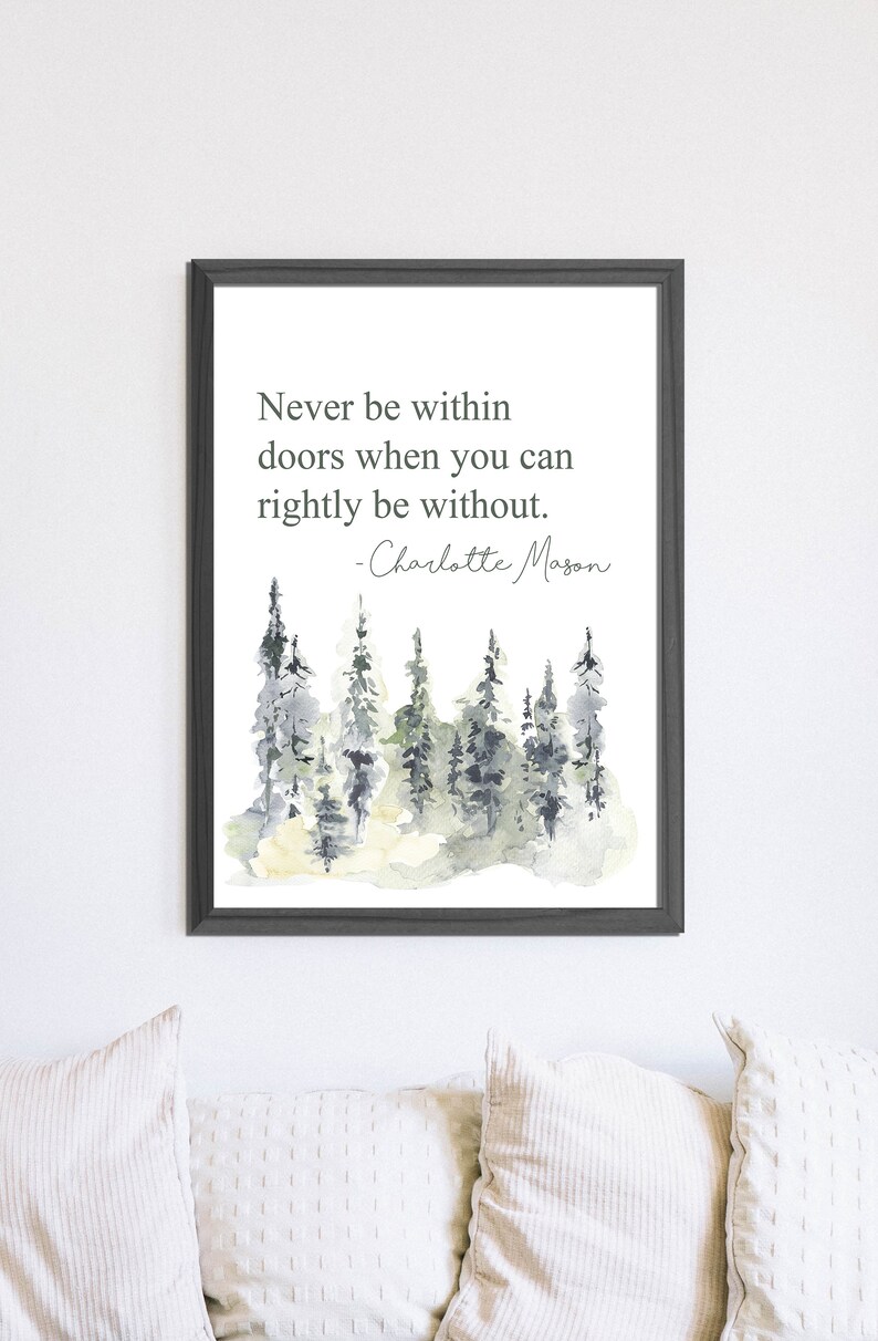 Charlotte Mason Quote I // Printable | Etsy