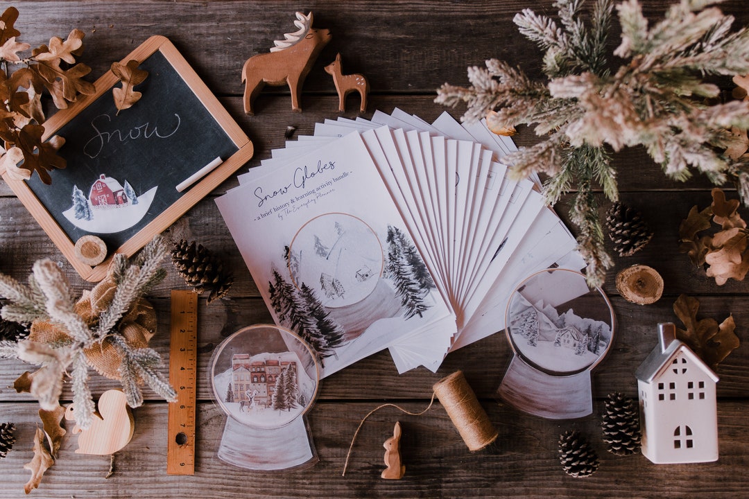 Snow Globes - A Brief History and Learning Activity Bundle - Etsy