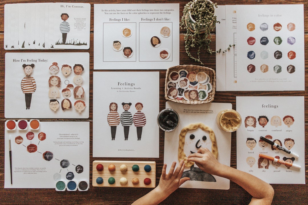 Feelings // A Learning Activity Bundle - Etsy