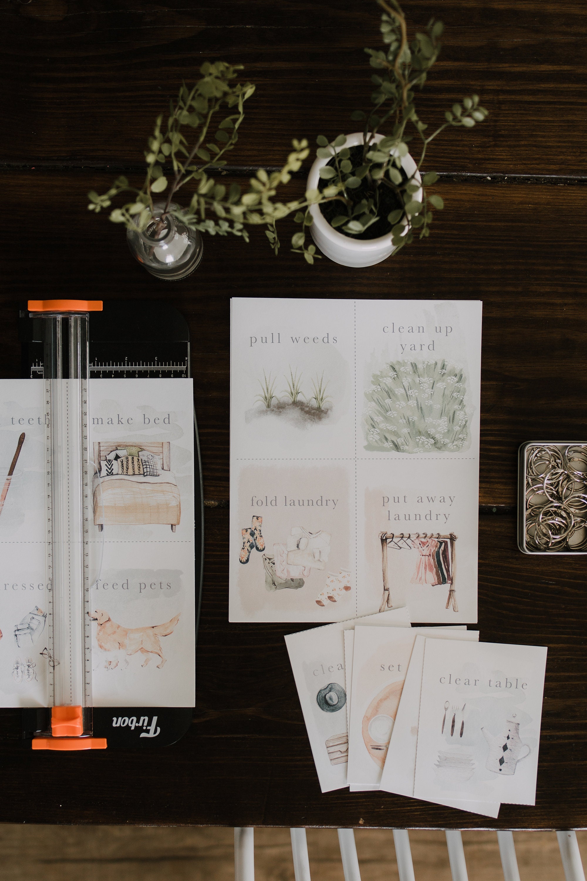 Responsibility Cards // Set of 24 // Routine, Rhythm, Affirmation - Etsy