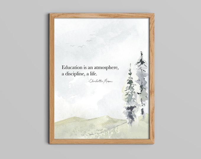 Charlotte Mason Quote II // Printable - Etsy
