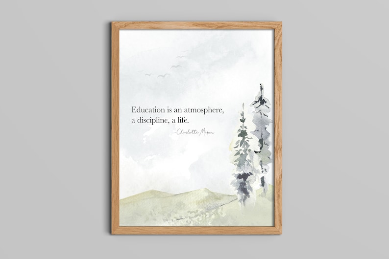 Charlotte Mason Quote II // Printable | Etsy