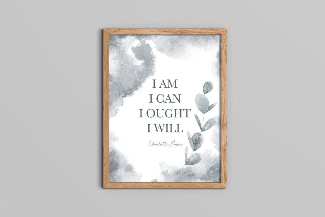 Charlotte Mason Quote Print II - Etsy