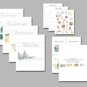 Seasons Activity Bundle // Printable // Digital Download - Etsy
