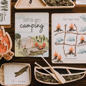 Let's Go Camping // Activity Pack - Etsy