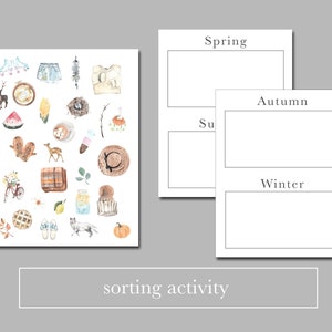 Seasons Activity Bundle // Printable // Digital Download - Etsy
