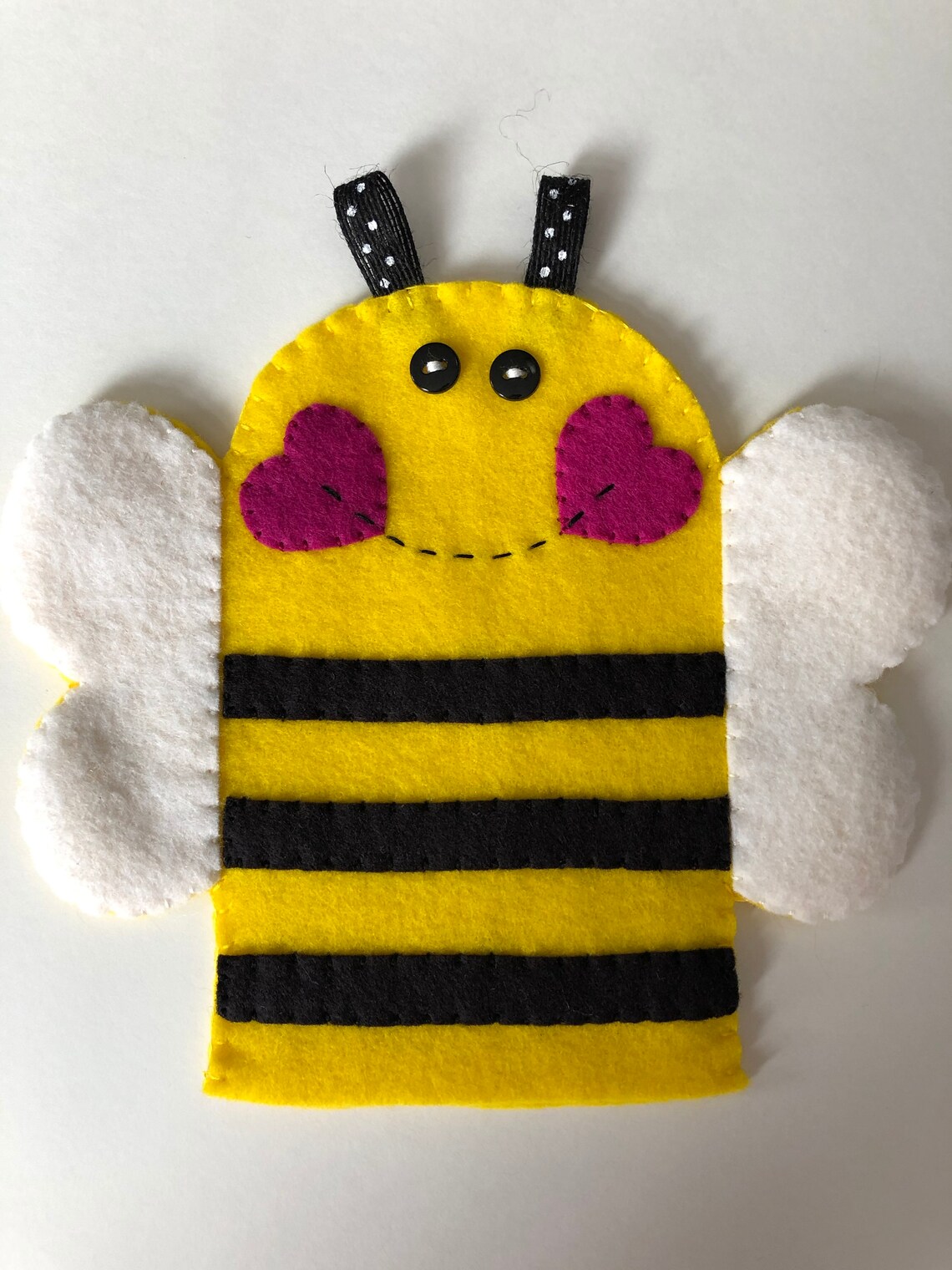 Elephant Bumblebee & Butterfly Felt Hand Puppets Hand - Etsy