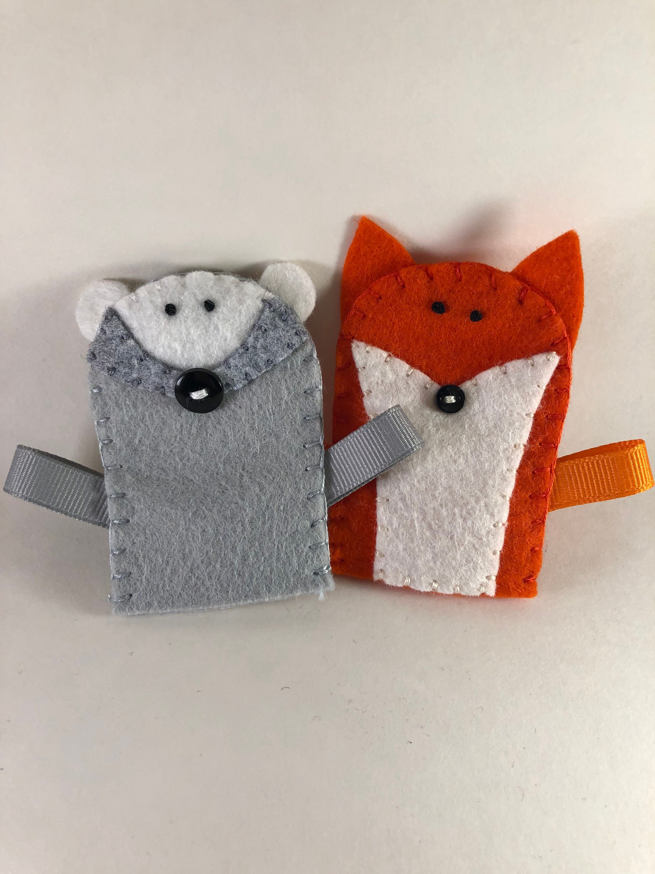 Forest Animal Finger Puppets Felt Finger Puppets Finger - Etsy