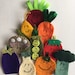 Veggie Finger Puppets, Vegetable Finger Puppets, Felt Finger Puppets ...