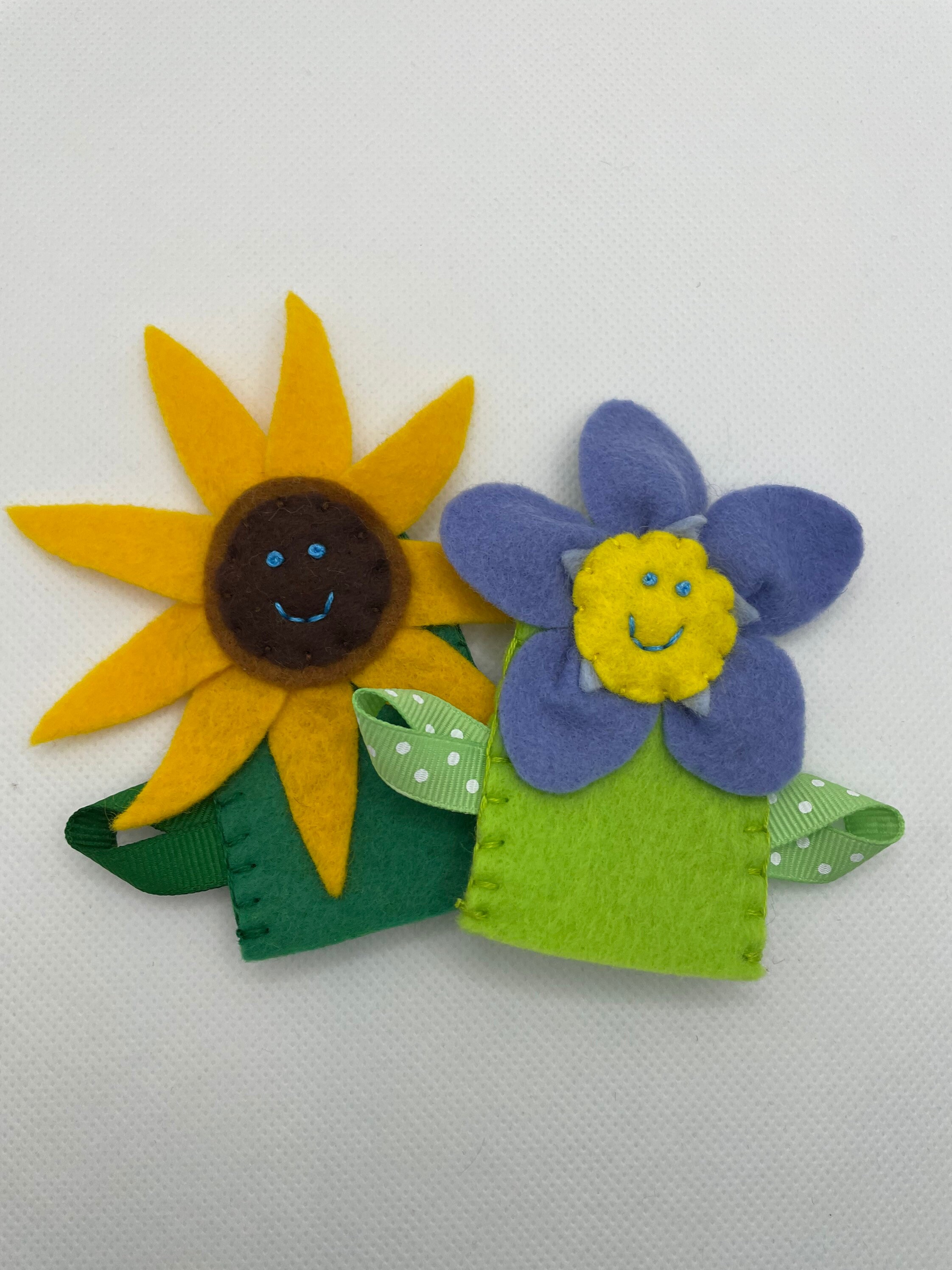Flower Finger Puppets, Garden Puppets - Etsy