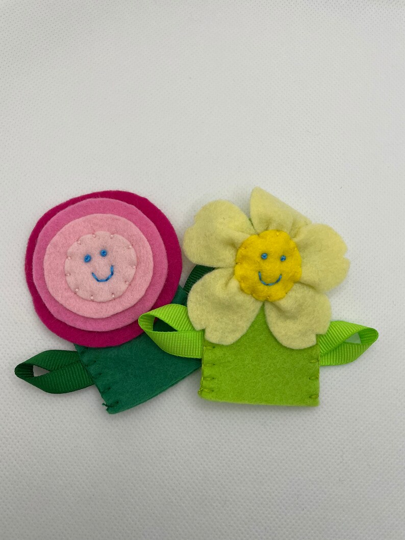 Flower Finger Puppets, Garden Puppets - Etsy