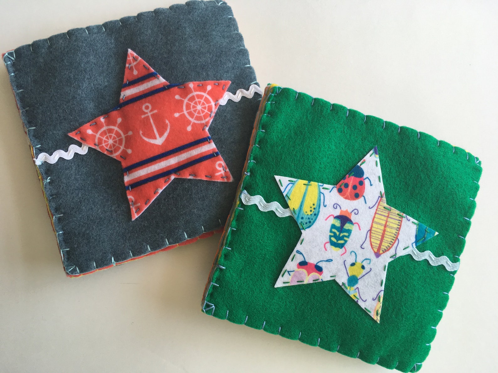 Toddler Mini Felt Activity Book, Quiet Book, Busy Book, Quiet Book Page ...