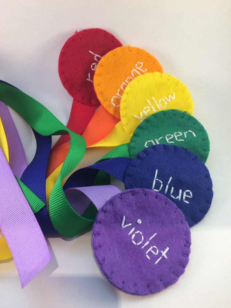 Rainbow Colour Matching Rainbow Quiet Book Busy Book - Etsy