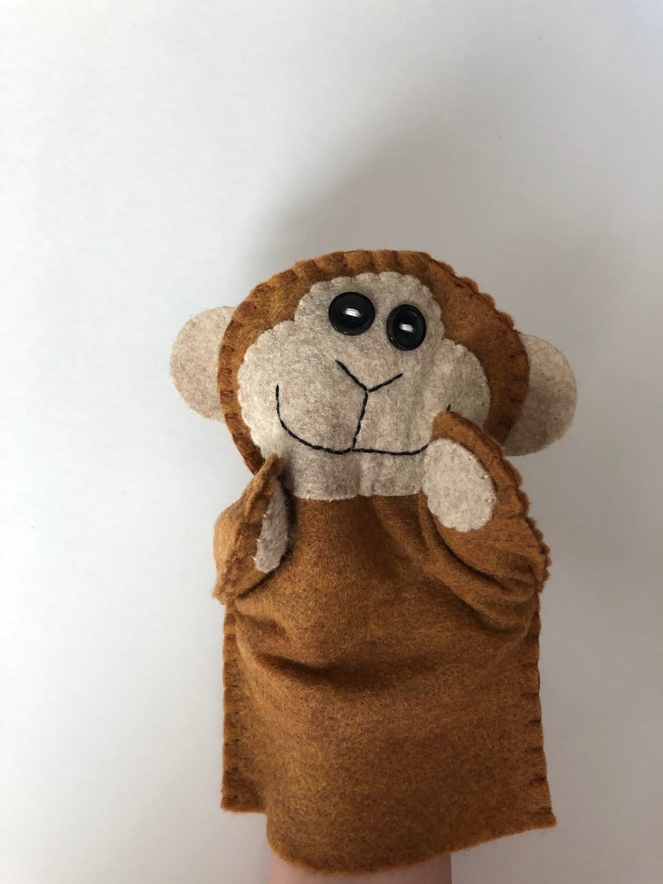 Lion Monkey & Tiger Felt Hand Puppets Jungle Puppet Hand - Etsy