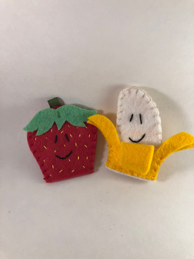 Fruit Finger Puppets Felt Finger Puppets Finger Puppets - Etsy.de