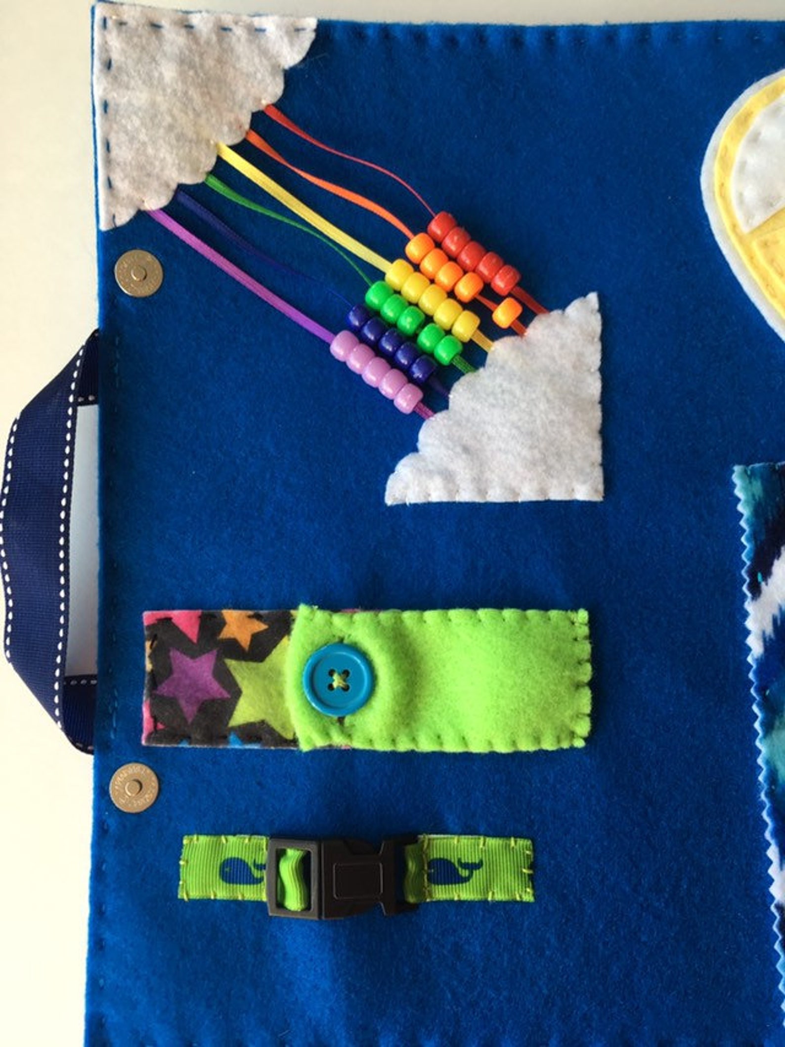 Busy Mat Quiet Book Sensory Toy Fidget Toy Activity Mat | Etsy